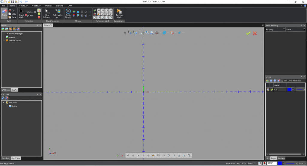 Custom User Interface - BobCAD Support