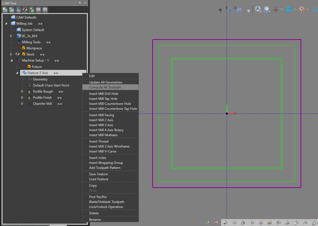 Toolpath on Wrong Side of Geometry - BobCAD Support