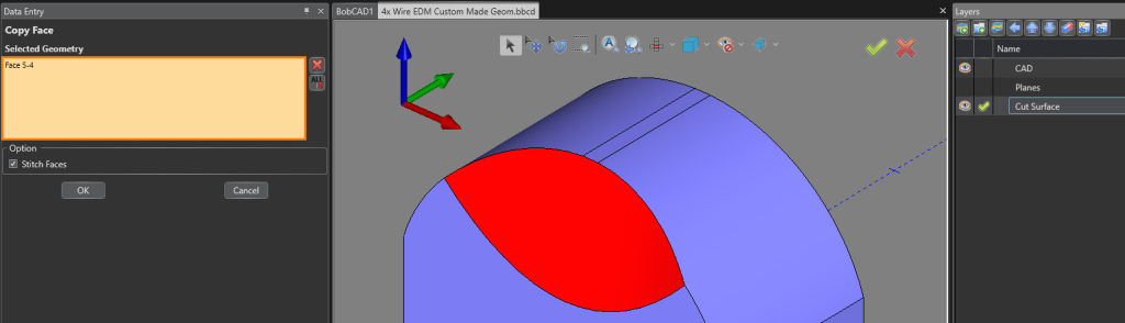 Wire EDM Geometry Creation / Selection (4-Axis) - BobCAD Support