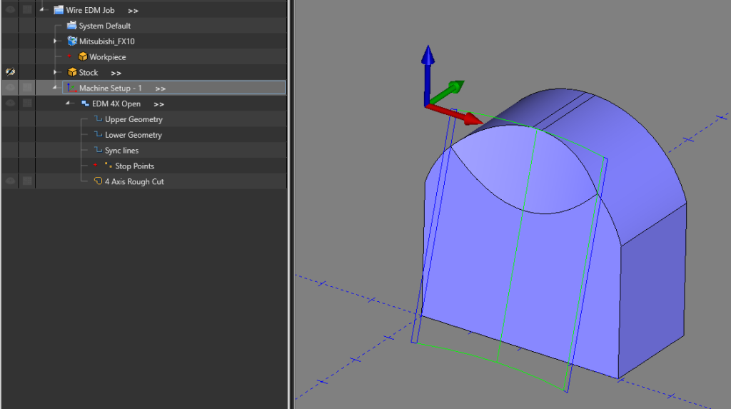 Wire EDM Geometry Creation / Selection (4-Axis) - BobCAD Support