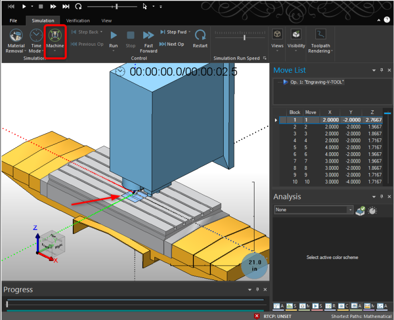 Work Offset XYZ - Machine Setup Page - BobCAD Support