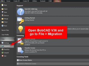 How to use the Migration Utility Tool - BobCAD Support